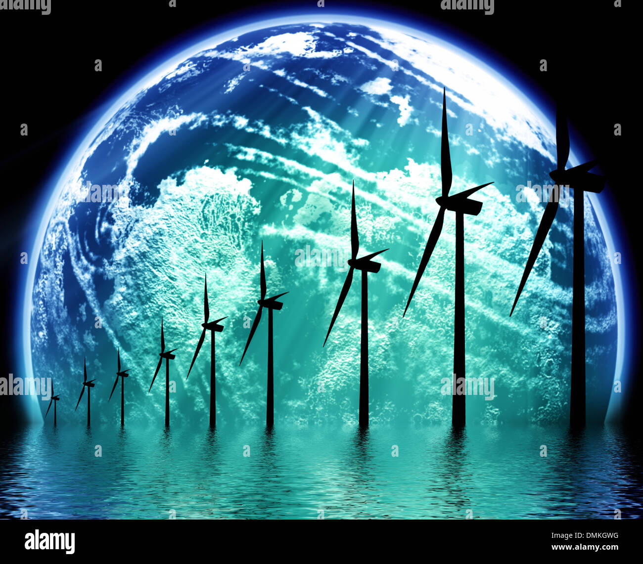 Earth ecological technology Stock Photo - Alamy