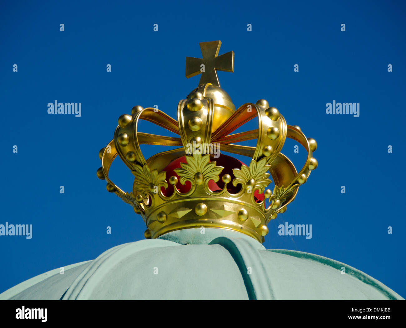 Gold Danish crown Stock Photo - Alamy