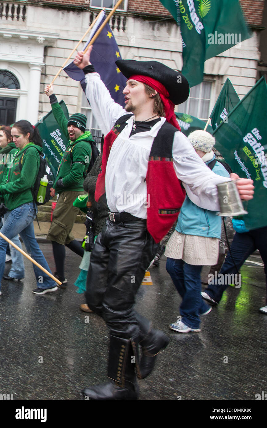 PARTICIPANT DRESSED UP AS PIRATES, THE GATHERING 2013, SAINT PATRICK'S ...