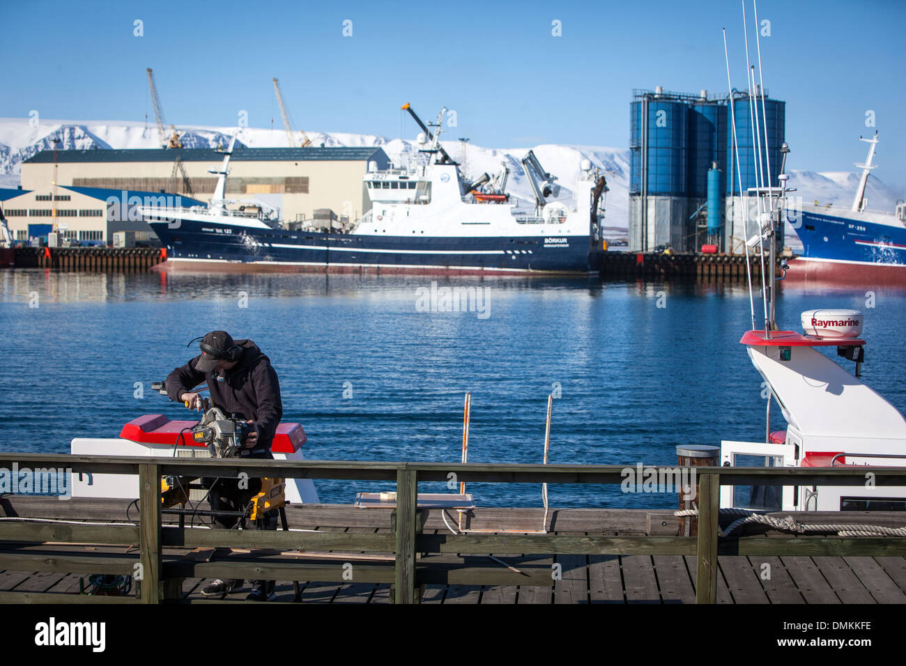 PORT OF AKUREYRI, NORTHERN ICELAND, EUROPE Stock Photo - Alamy