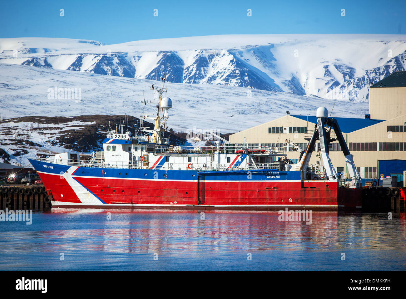 PORT OF AKUREYRI, NORTHERN ICELAND, EUROPE Stock Photo - Alamy