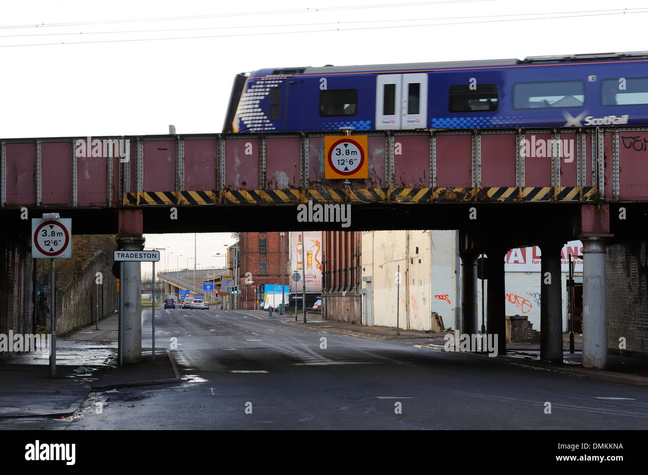 Low bridge Cook Street, Glasgow, Scotland, UK Stock Photo - Alamy