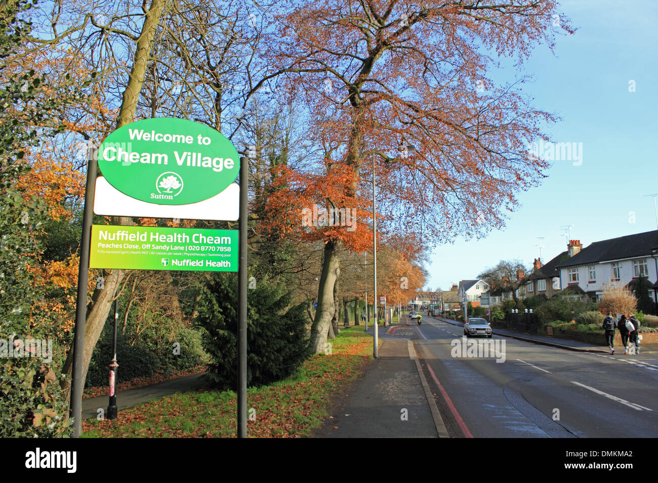 Cheam in London borough of Sutton, England, UK Stock Photo - Alamy