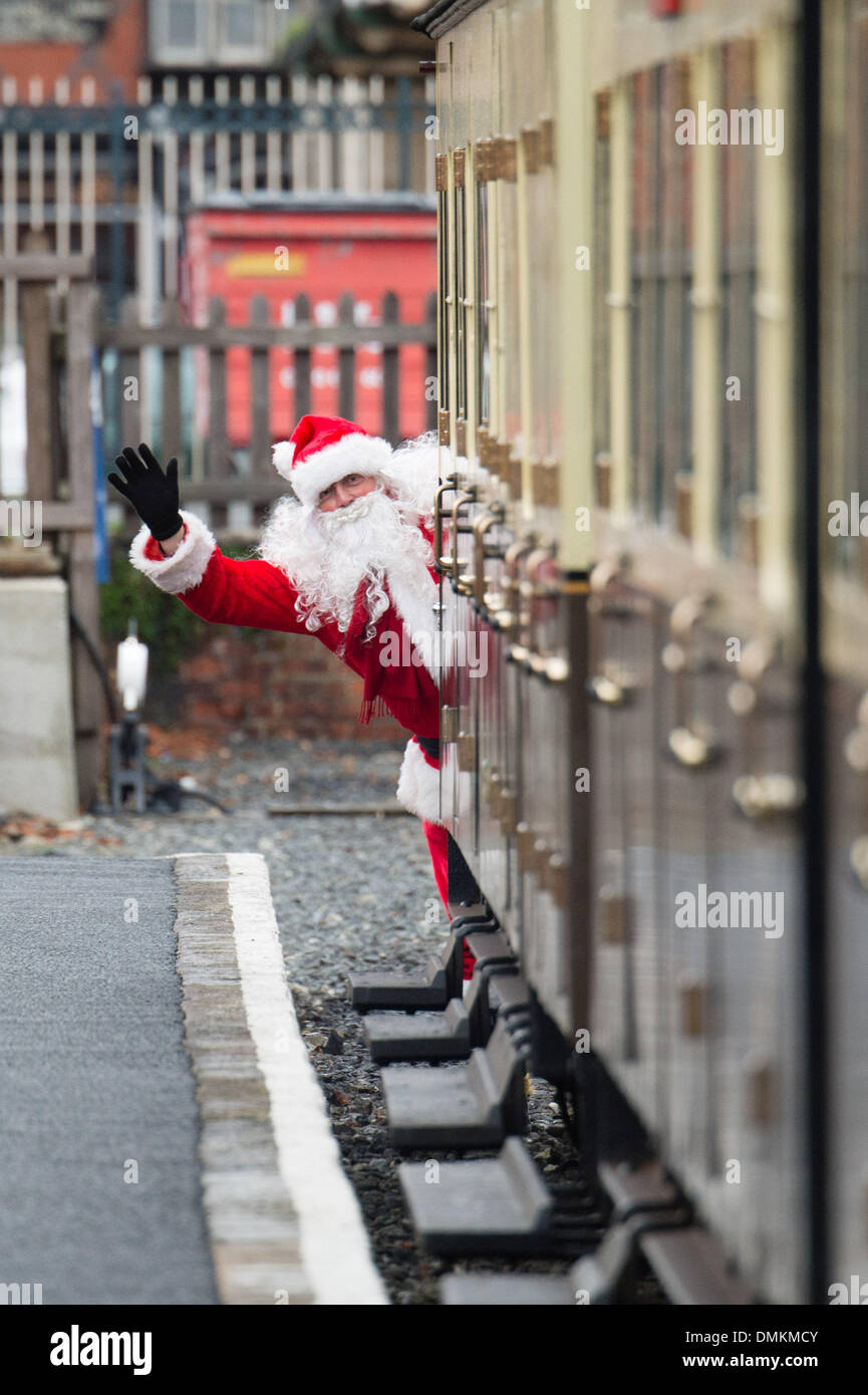 Aberystwyth wales santa train hi-res stock photography and images - Alamy