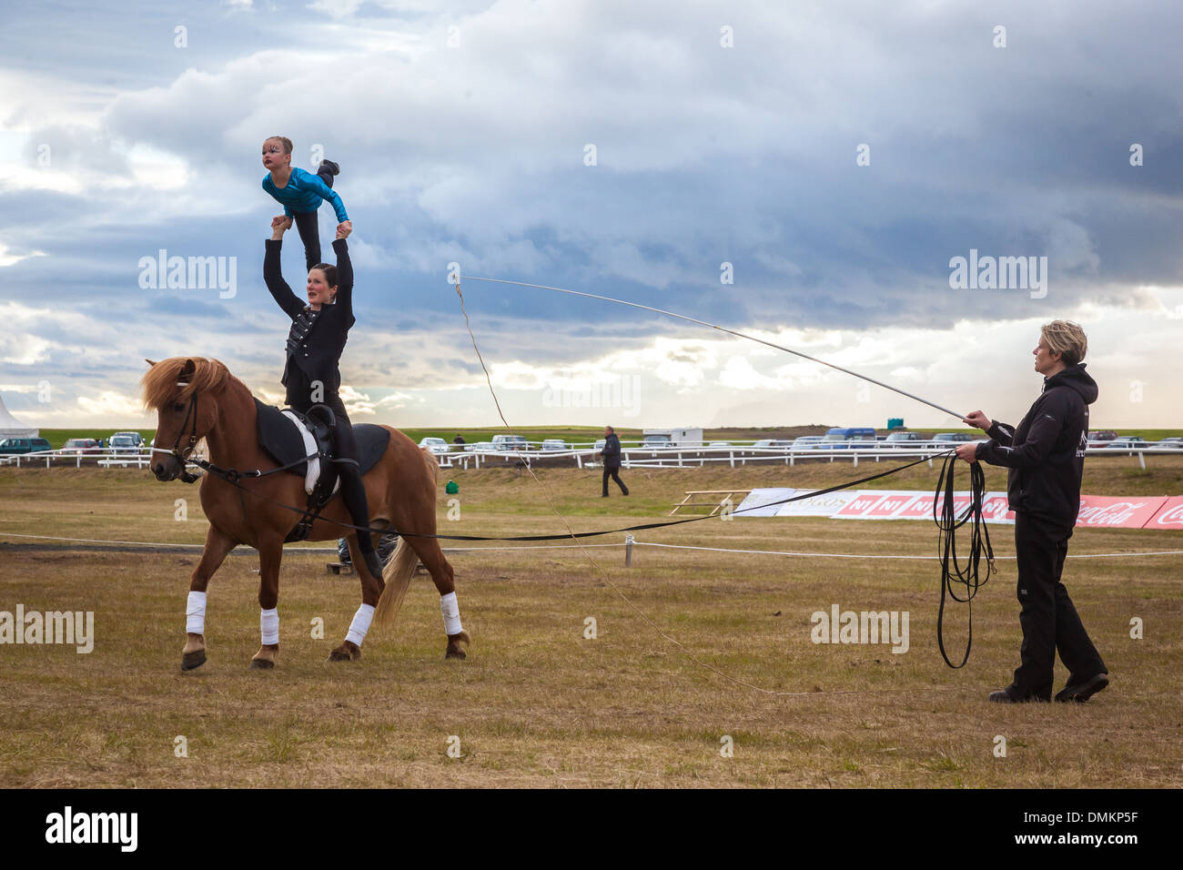 EQUESTRIAN COMPETITION ON ICELANDIC HORSES, SNAEFELLSNES PENINSULA ...