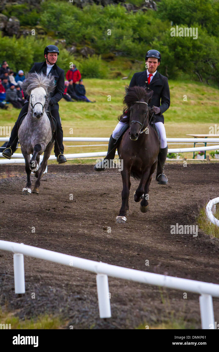 TOLT, EQUESTRIAN COMPETITION ON ICELANDIC HORSES, SNAEFELLSNES ...
