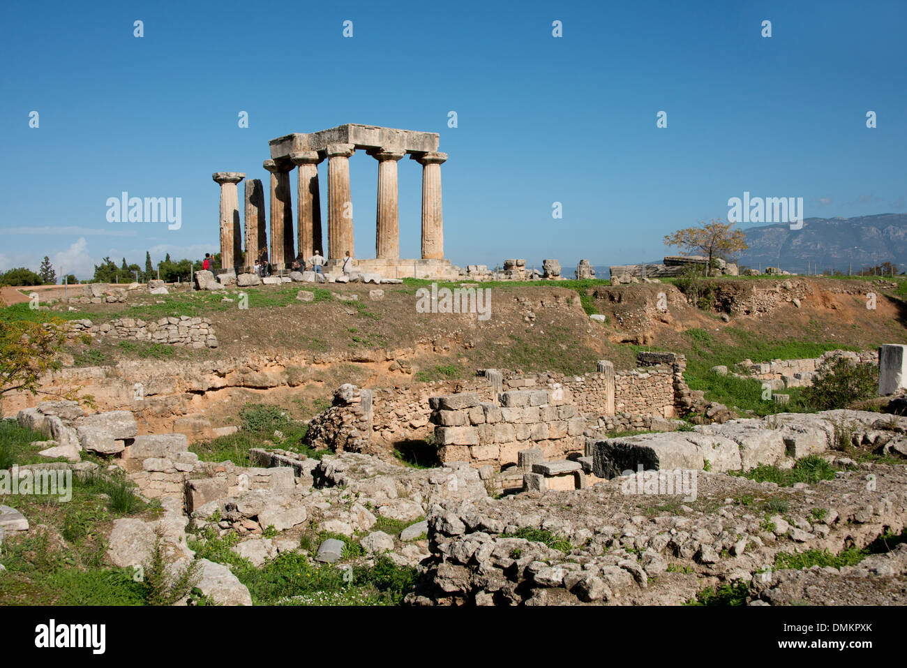 Corinth temple hi-res stock photography and images - Alamy