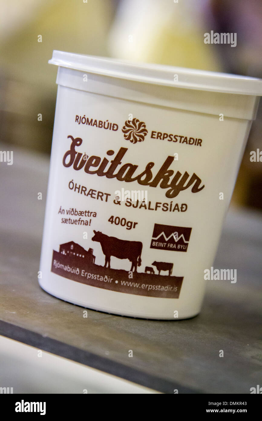 Iceland skyr cheese hi-res stock photography and images - Alamy