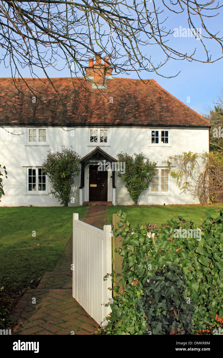 The Old Farmhouse Cheam in London borough of Sutton, England, UK Stock ...