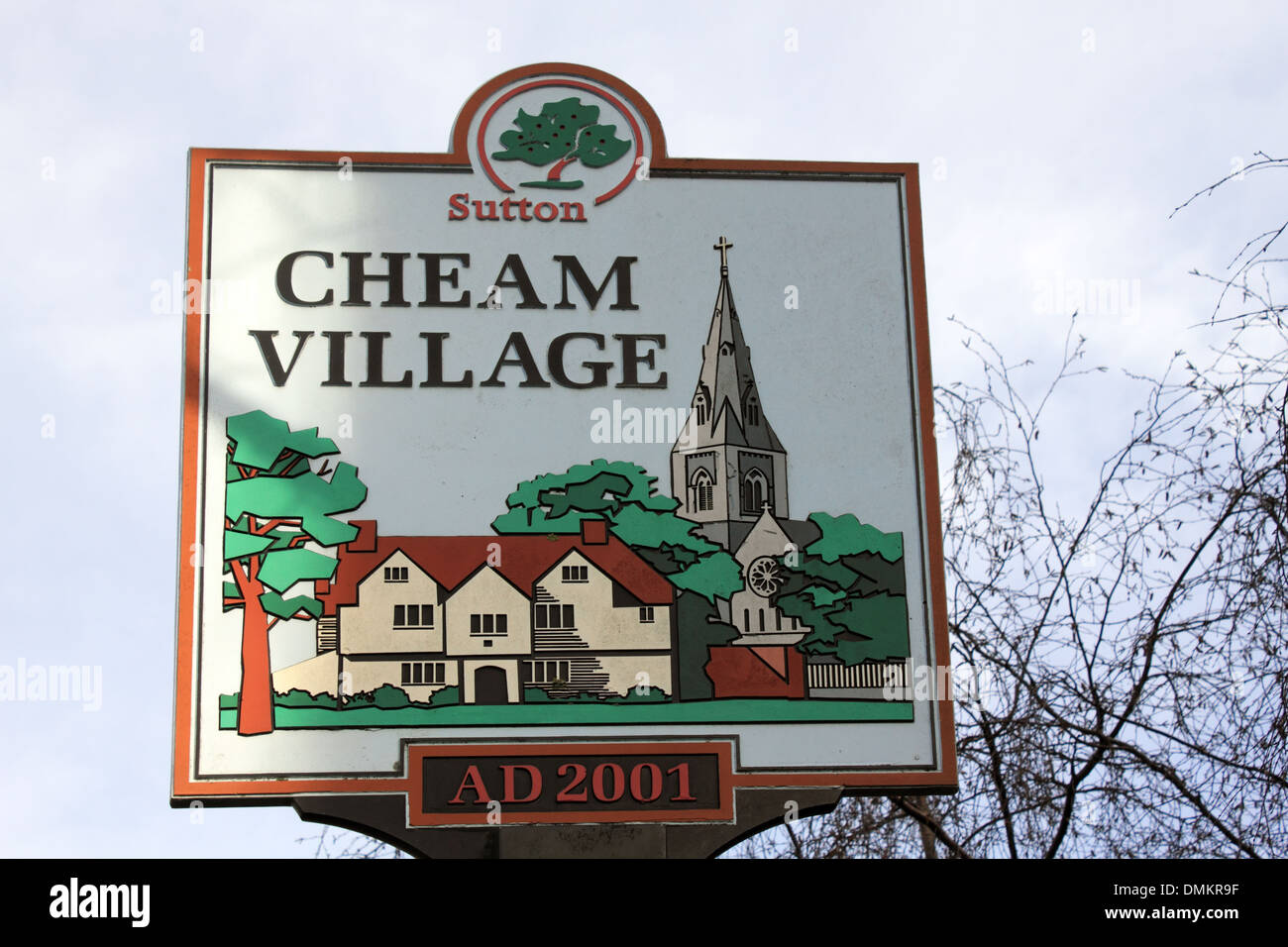 Cheam in London borough of Sutton, England, UK Stock Photo - Alamy