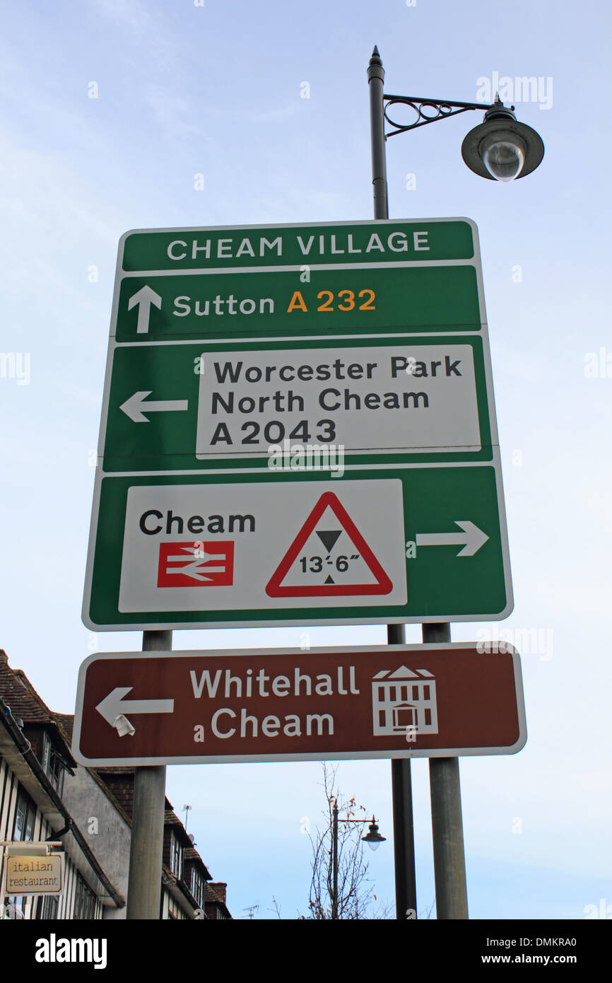 Cheam in London borough of Sutton, England, UK Stock Photo - Alamy