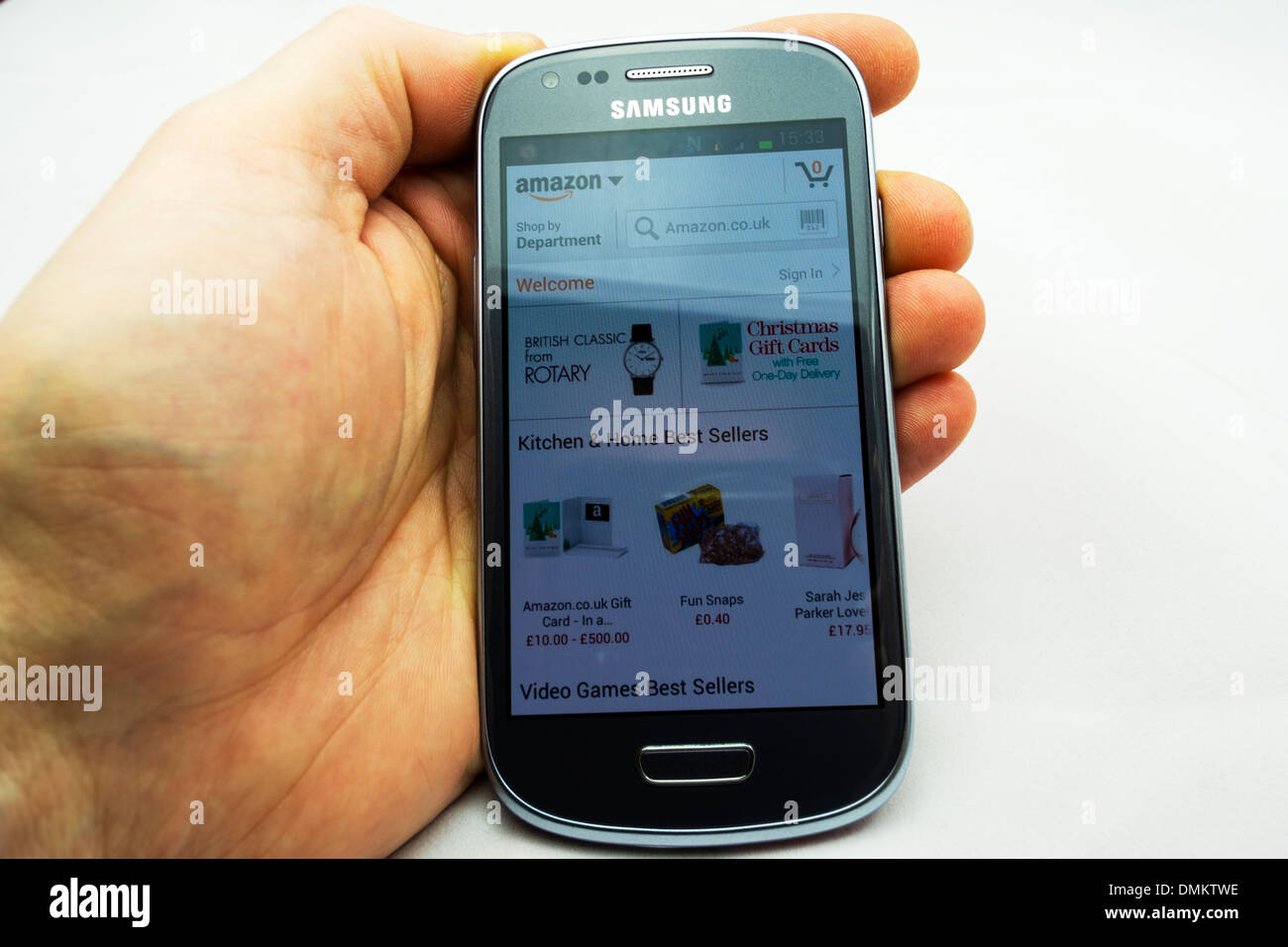 Amazon mobile app hi-res stock photography and images - Alamy