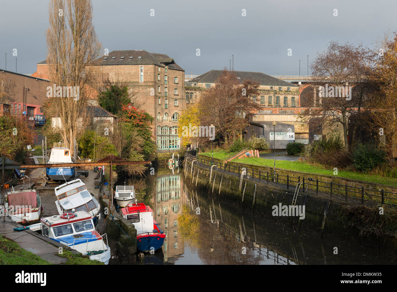 The Ouseburn river in Newcastle-upon-Tyne Stock Photo - Alamy