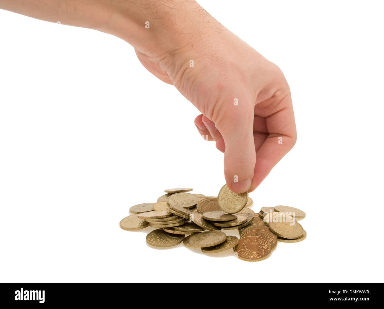 Money coin hand hi-res stock photography and images - Alamy