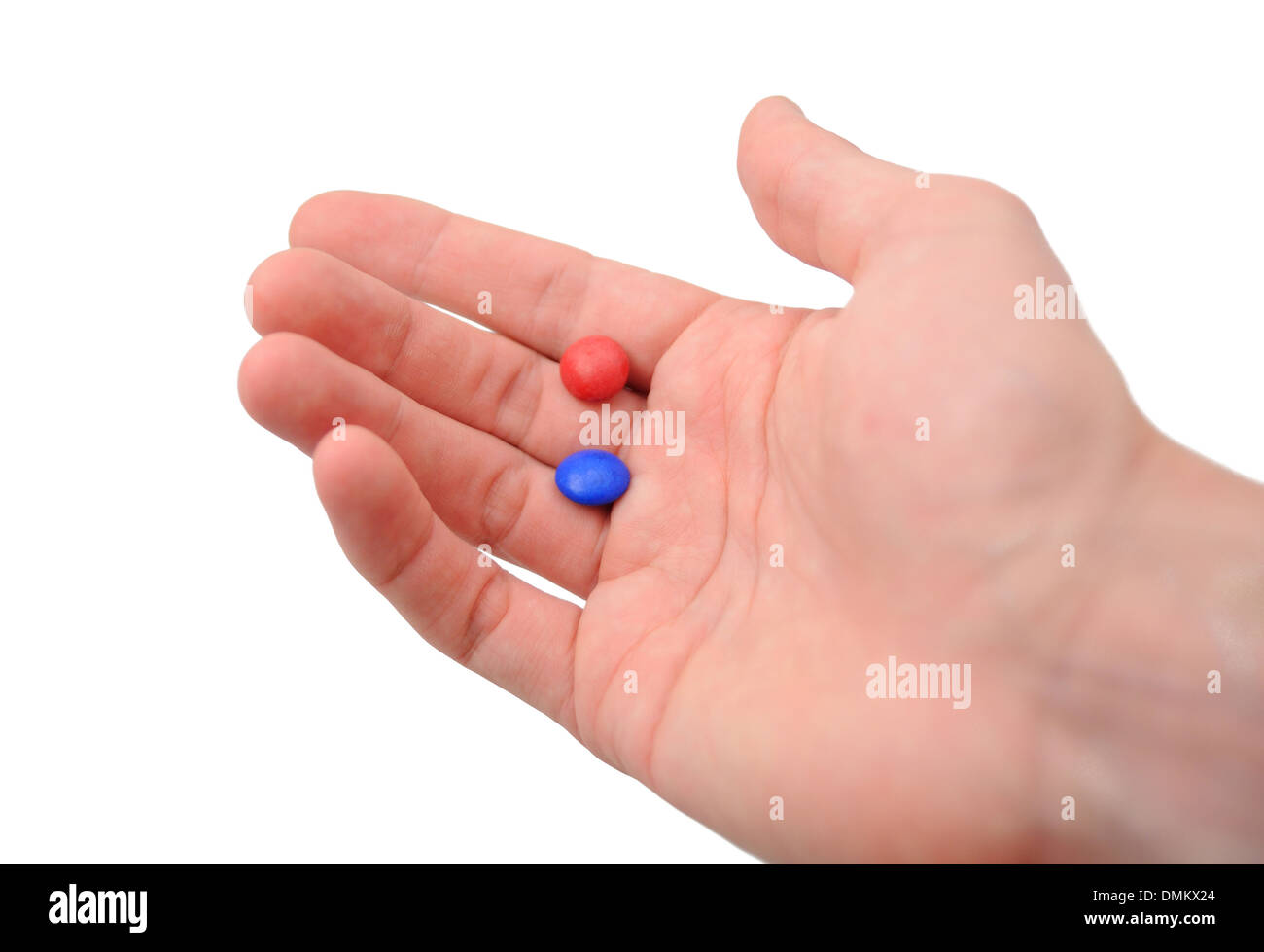 Blue and red pills matrix hi-res stock photography and images - Alamy