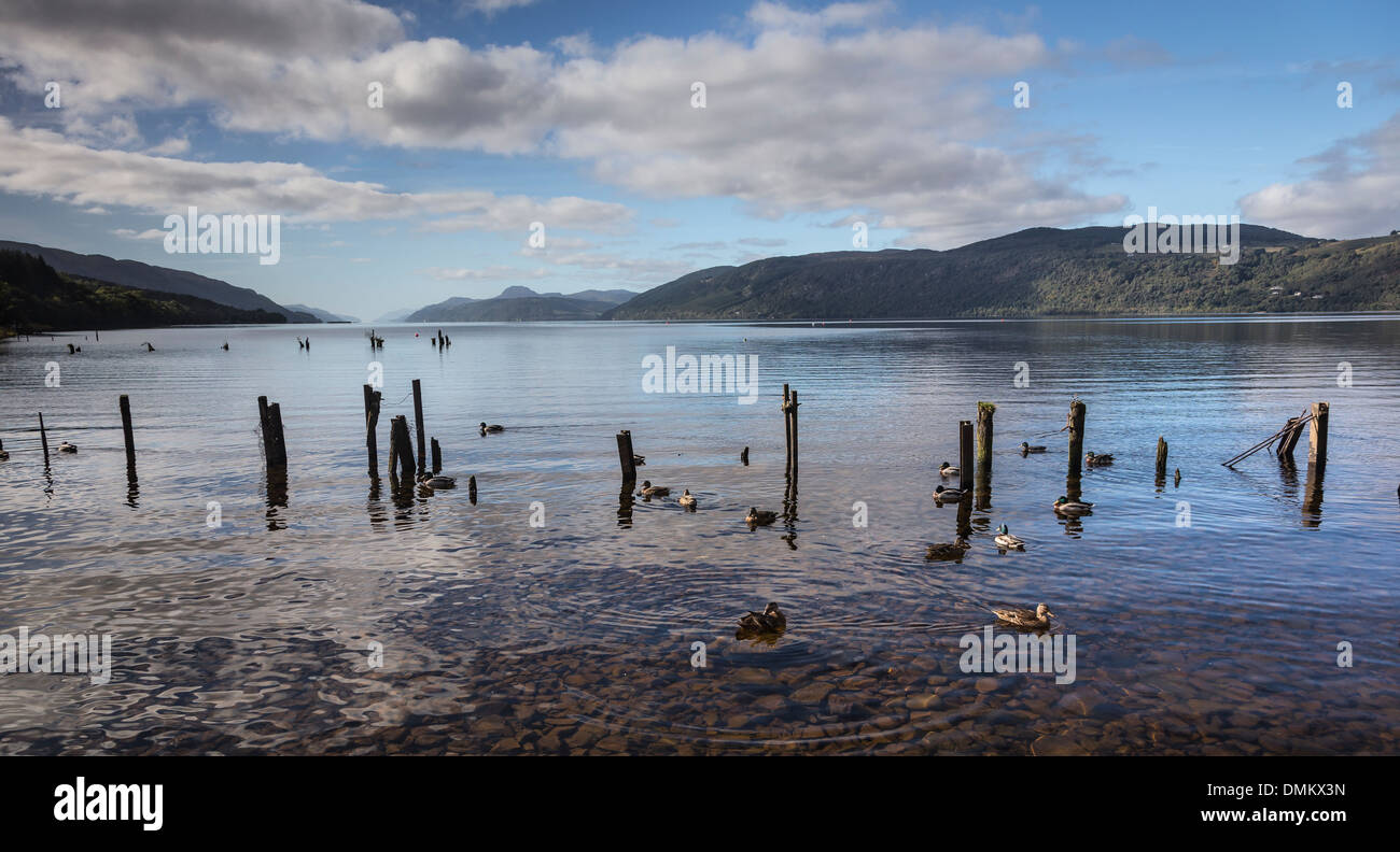 Loch Ness from Dores beach in Inverness-Shire, Scotland Stock Photo - Alamy