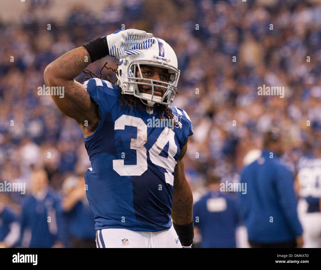 Indianapolis, IN, USA. 15th Dec, 2013. Indianapolis Colts running back ...
