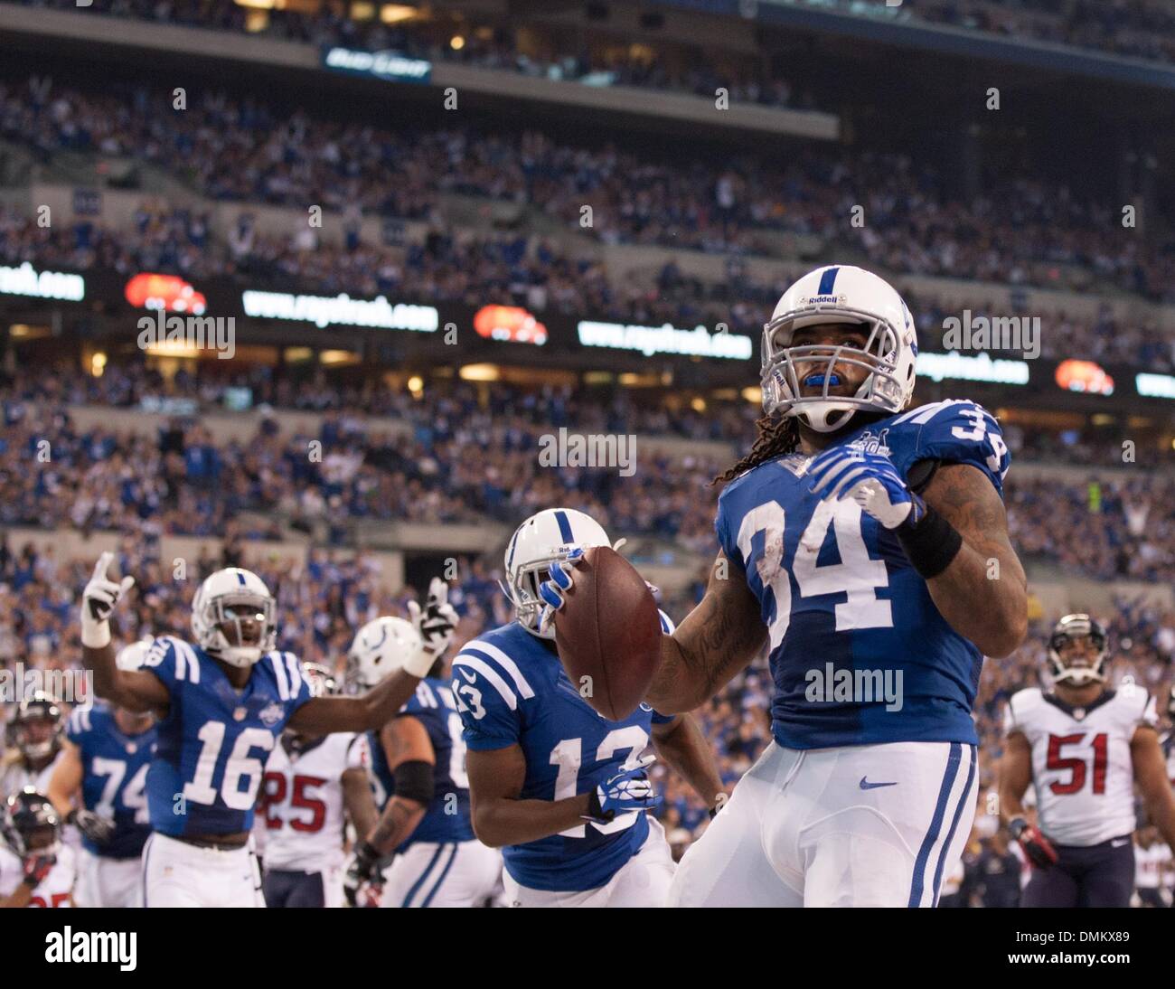 Indianapolis, IN, USA. 15th Dec, 2013. Indianapolis Colts running back ...