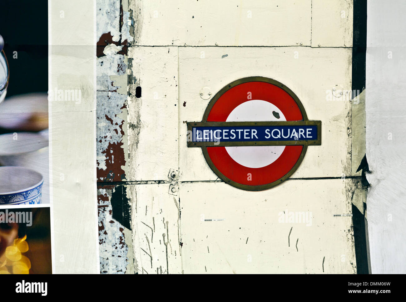 Leicester Square tube station, London Underground, England Stock Photo ...