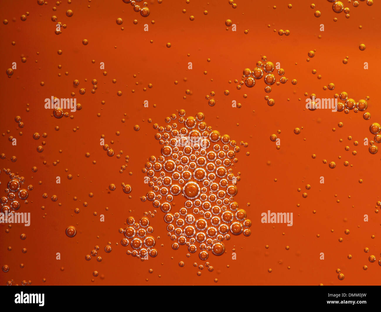 closeup - orange motor oil with bubbles texture background Stock Photo ...