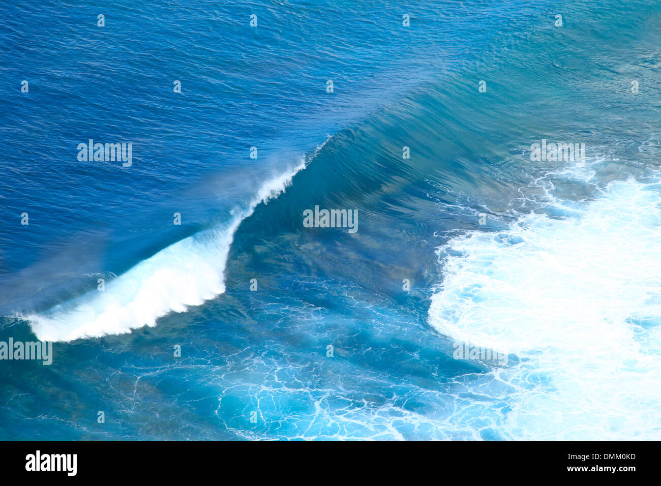 Azure Ocean Wave Bali Coast Indonesia Stock Photo - Alamy