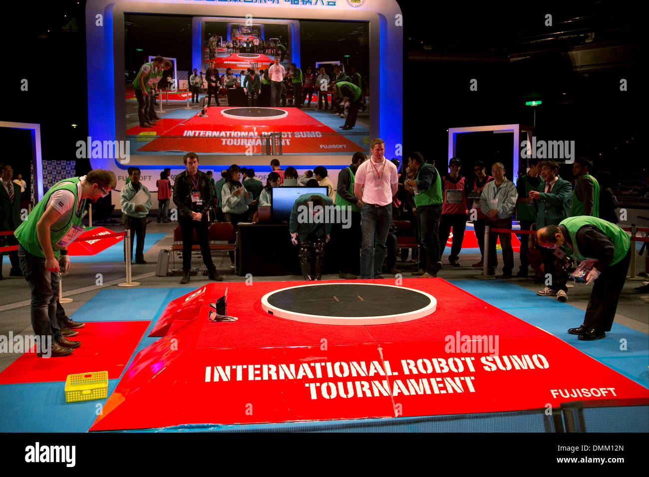 Tokyo, Japan - Robot operators from seven countries (Brazil, Mexico ...