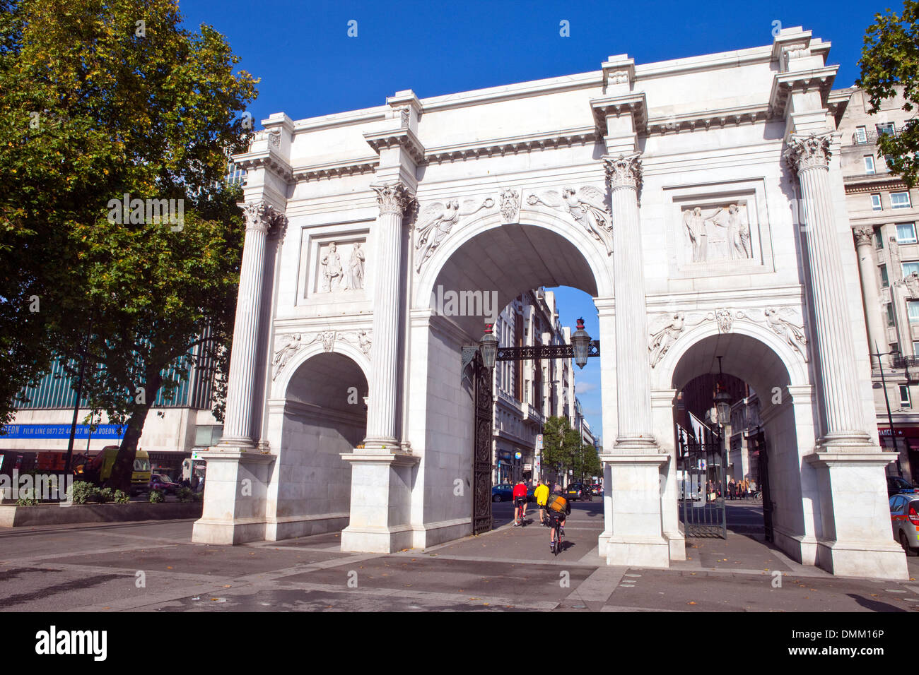 The historic Marble Arch in London Stock Photo - Alamy