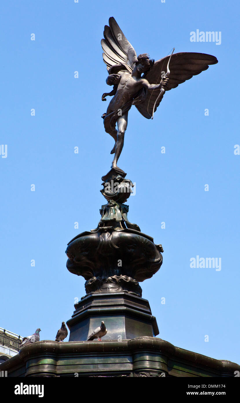 Eros Statue in Piccadilly Circus, London Stock Photo - Alamy