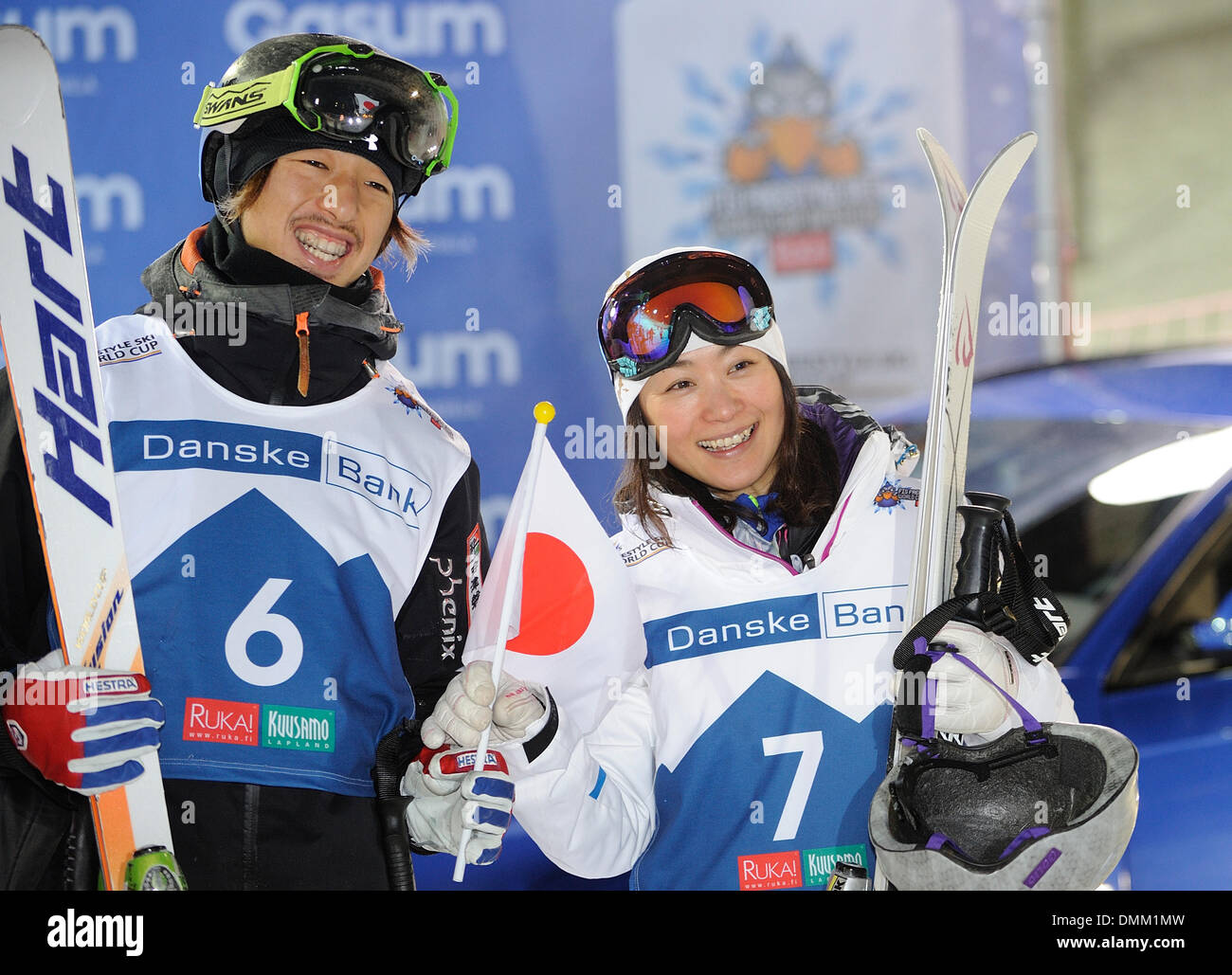 Ruka, Kuusamo Finland. 14th Dec, 2013. (L-R) Sho Endo, Aiko Uemura (JPN ...