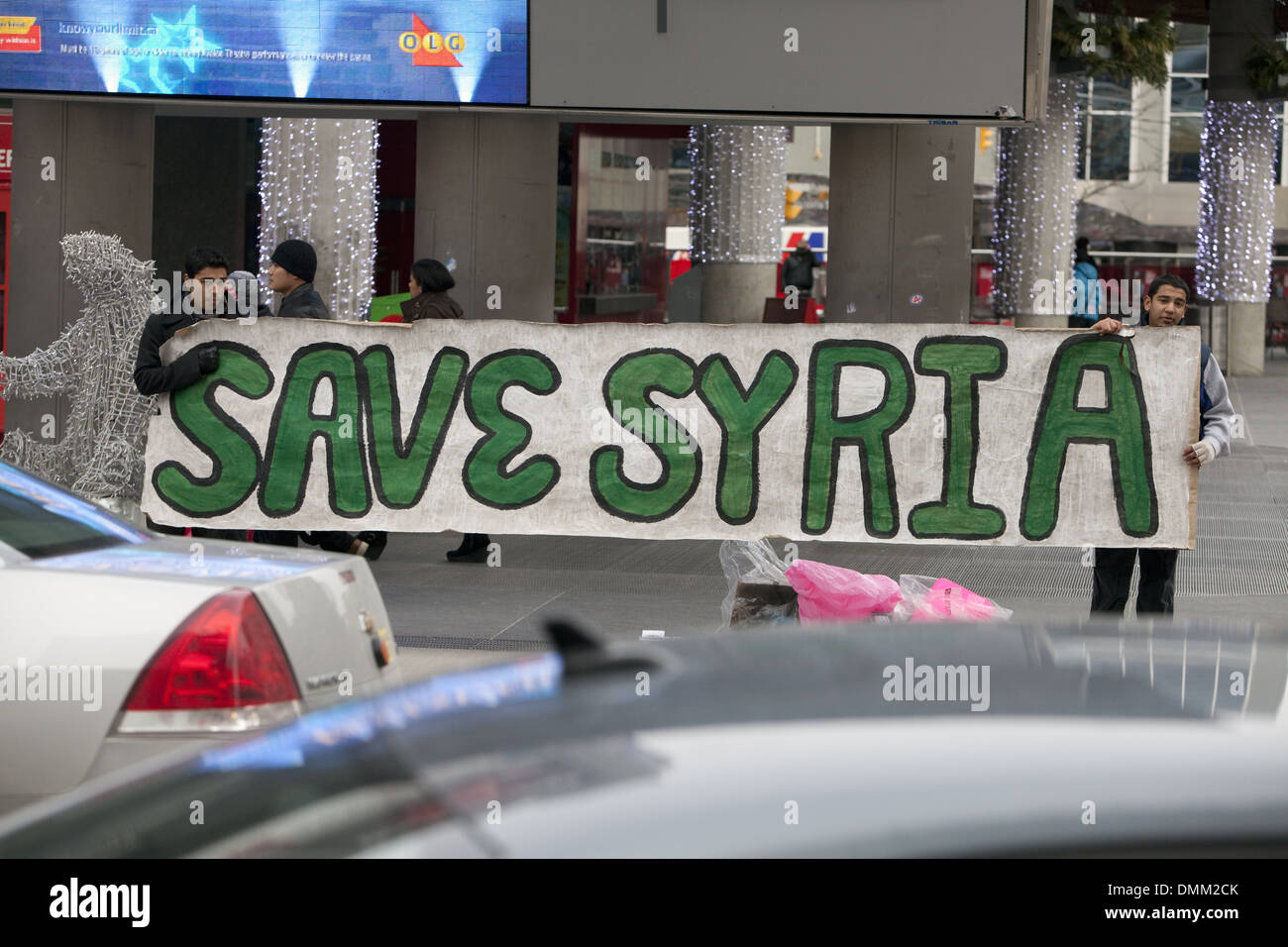 Syria protest canada hi-res stock photography and images - Alamy