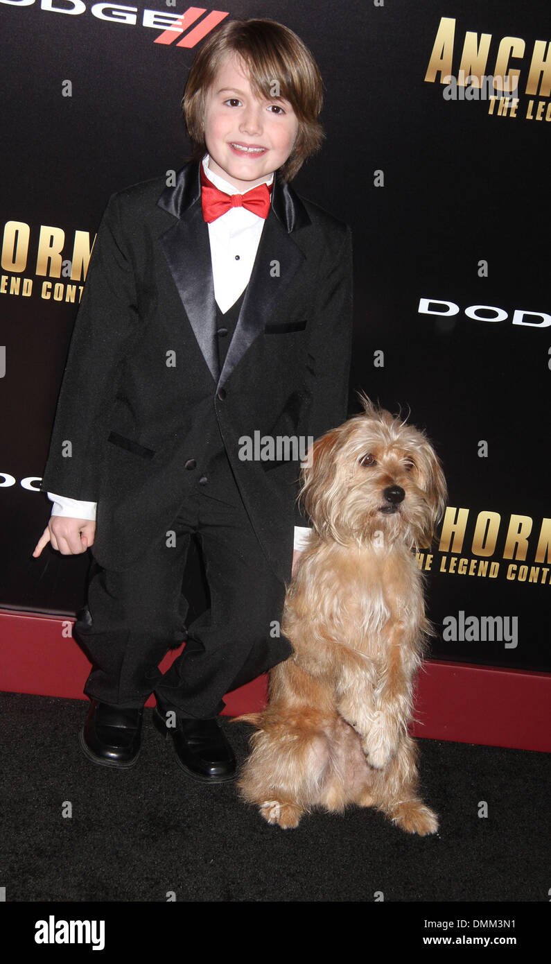 New York, USA. 15th December 2013. JUDAH NELSON and BAXTER attend the ...