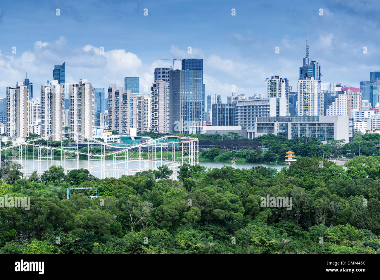 Aerial view of chinese city,shenzhen Stock Photo - Alamy