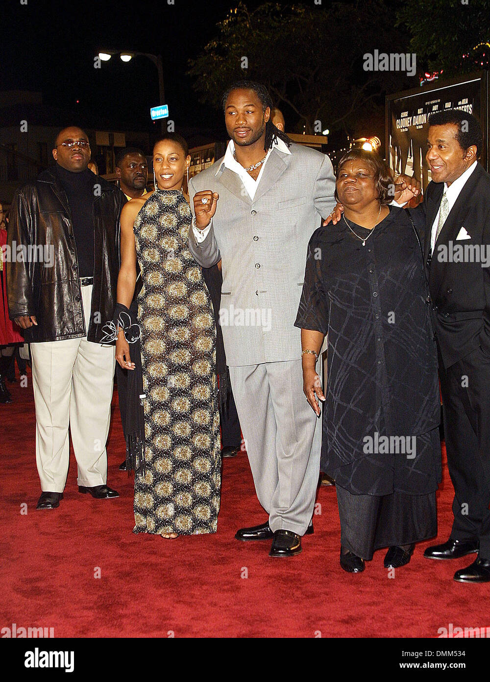 Dec. 5, 2001 - Los Angeles, CALIFORNIA, USA - LENNOX LEWIS AND FAMILY ...