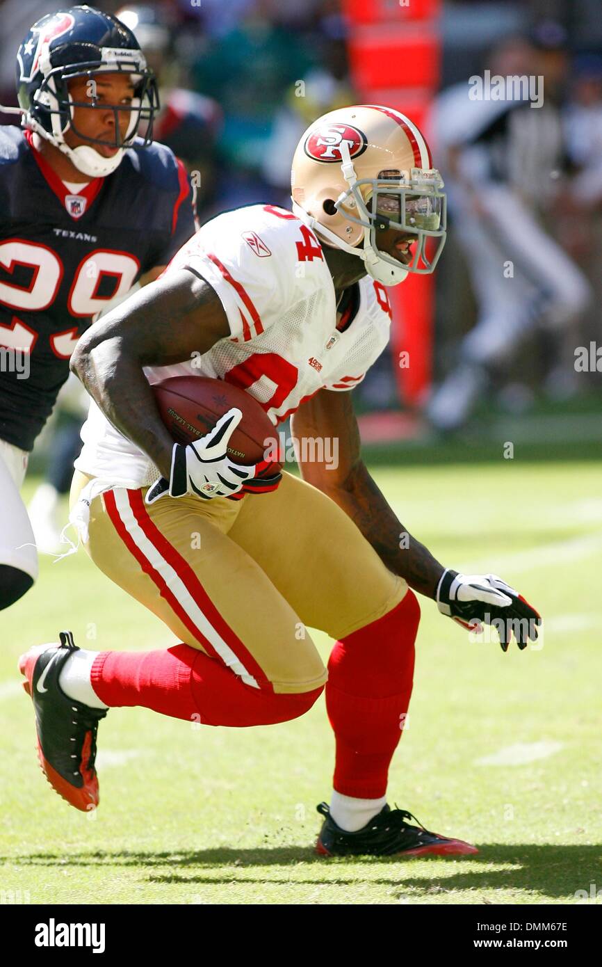 25 October 2009: San Francisco Fory Niners wide receiver Josh Morgan ...