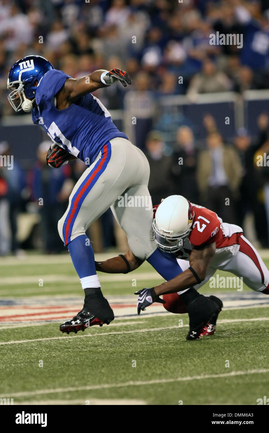 25 October 2009: Cardinals #21 Antrel Rolle tackles.The Arizona ...