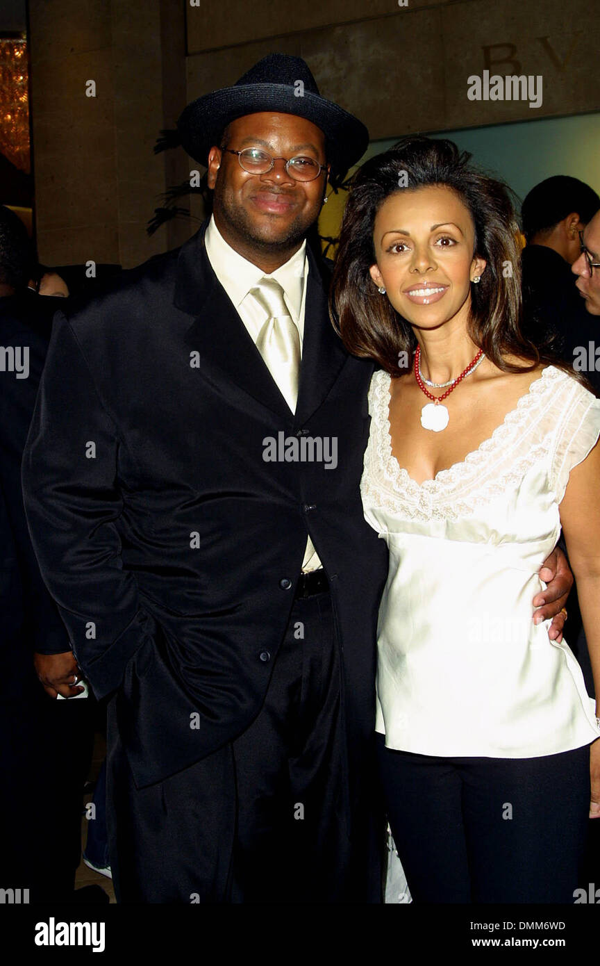 June 18, 2002 - Beverly Hills, CALIFORNIA, USA - JIMMY JAM AND WIFE ...