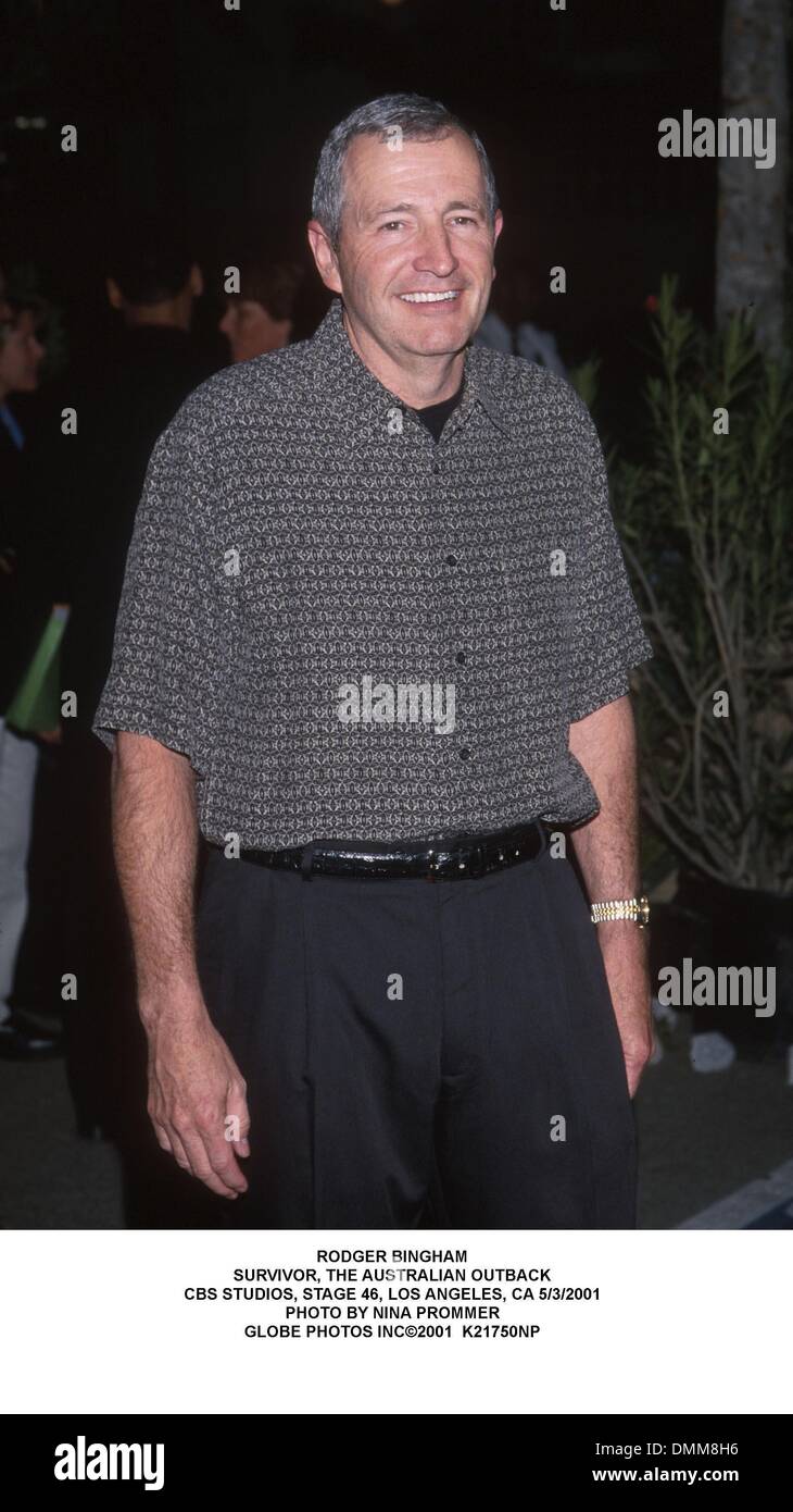 May 3, 2001 - RODGER BINGHAM.SURVIVOR, THE AUSTRALIAN OUTBACK.CBS ...
