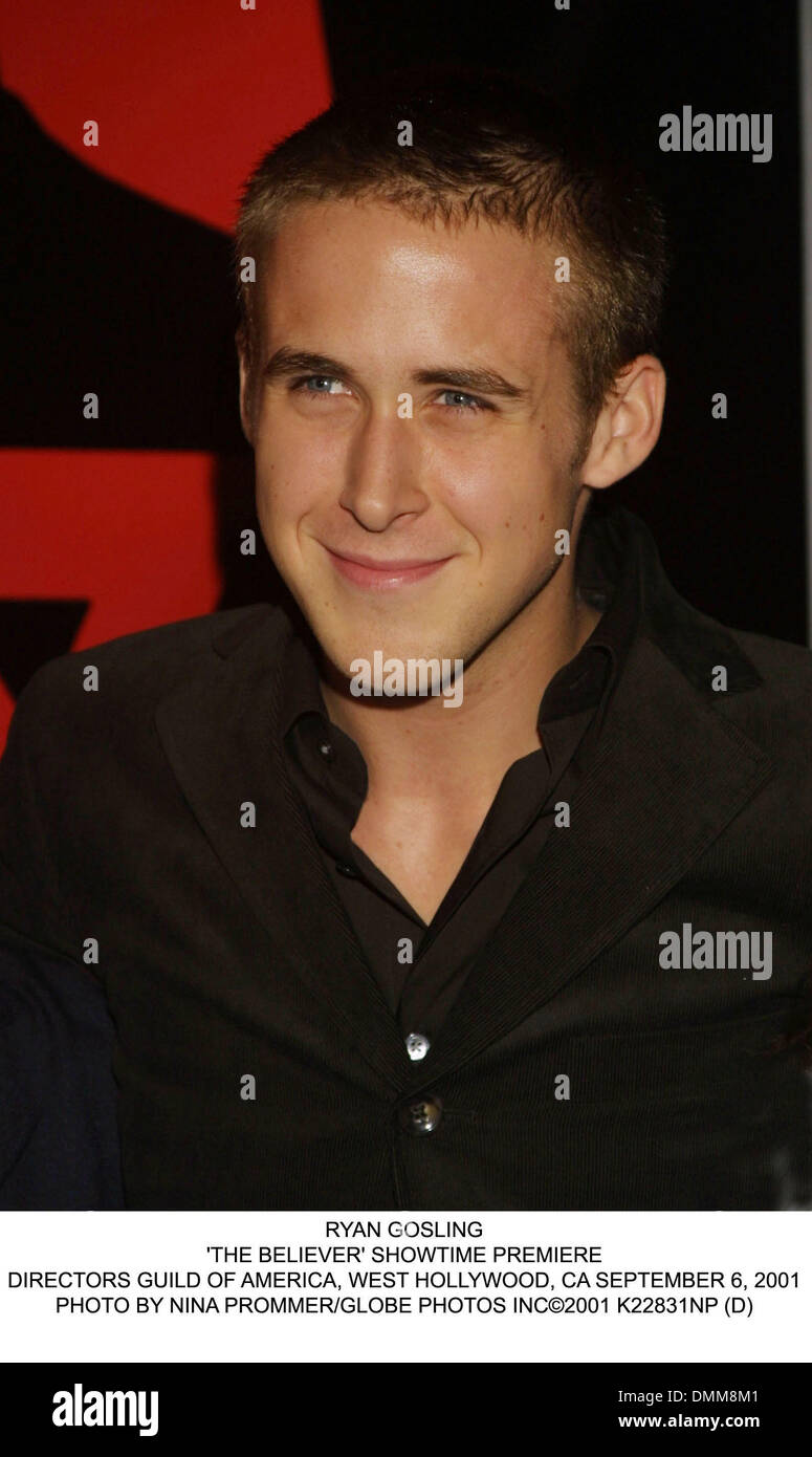Sept. 6, 2001 - Los Angeles, CALIFORNIA, USA - RYAN GOSLING.'THE ...