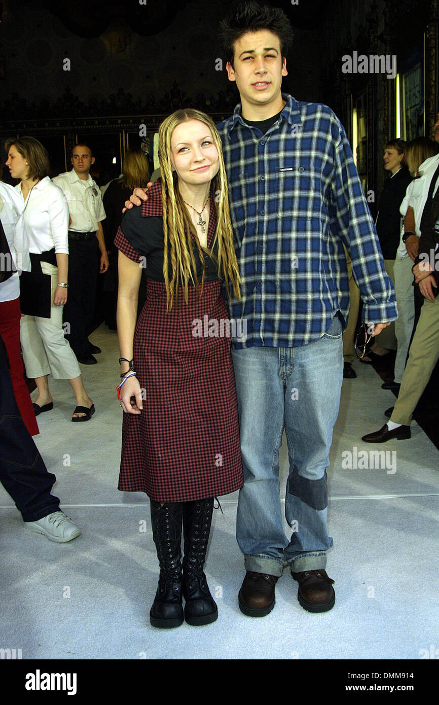 Jan. 13, 2002 - Hollywood, CALIFORNIA, USA - MISCHA MANDEL AND LINDSEY ...