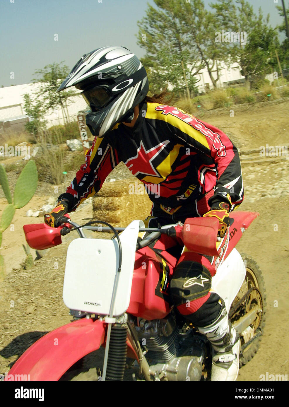 June 28, 2002 - Colton, CALIFORNIA, USA - MOLLY CULVER.(SHE RIDES A ...