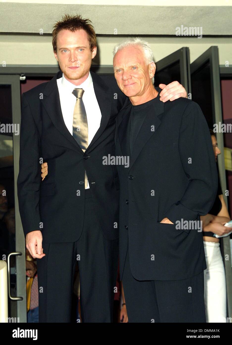 July 9, 2002 - Los Angeles, CALIFORNIA, USA - PAUL BETTANY AND MALCOLM ...