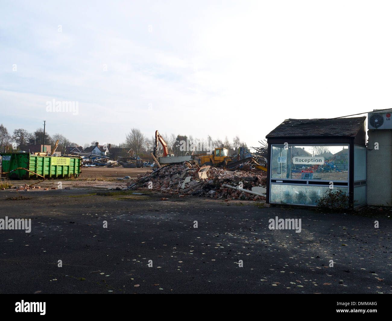 Reception area of former Foden Truck makers factory site in Elworth ...