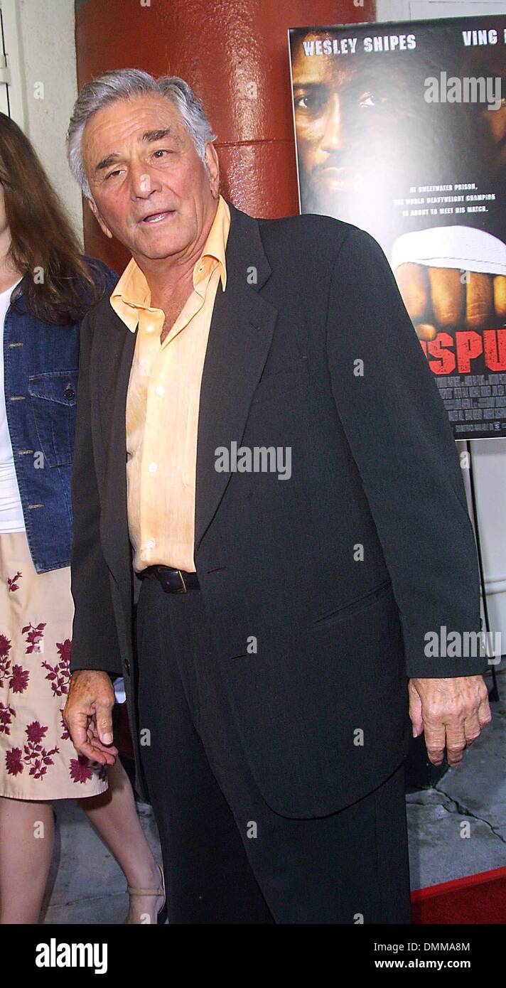 Aug. 21, 2002 - Los Angeles, CALIFORNIA, USA - PETER FALK..UNDISPUTED ...