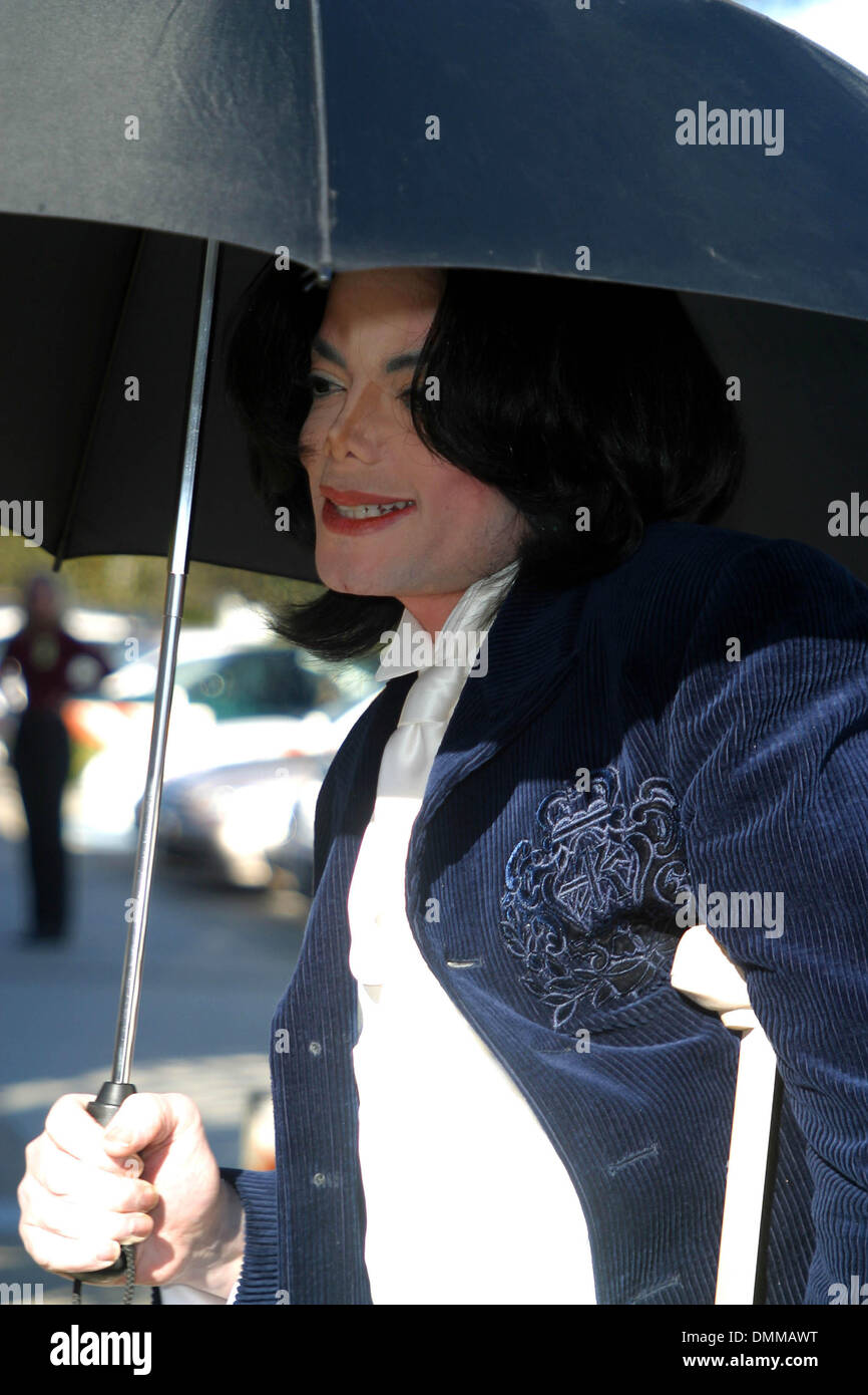 Michael jackson arrives santa maria hi-res stock photography and images ...