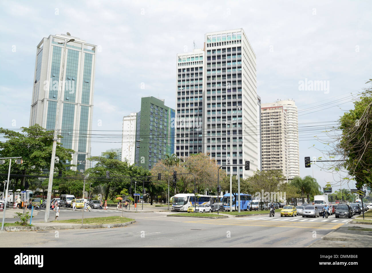 A wealthy area of Barra da Tijuca in the West Zone of Rio de Janeiro ...