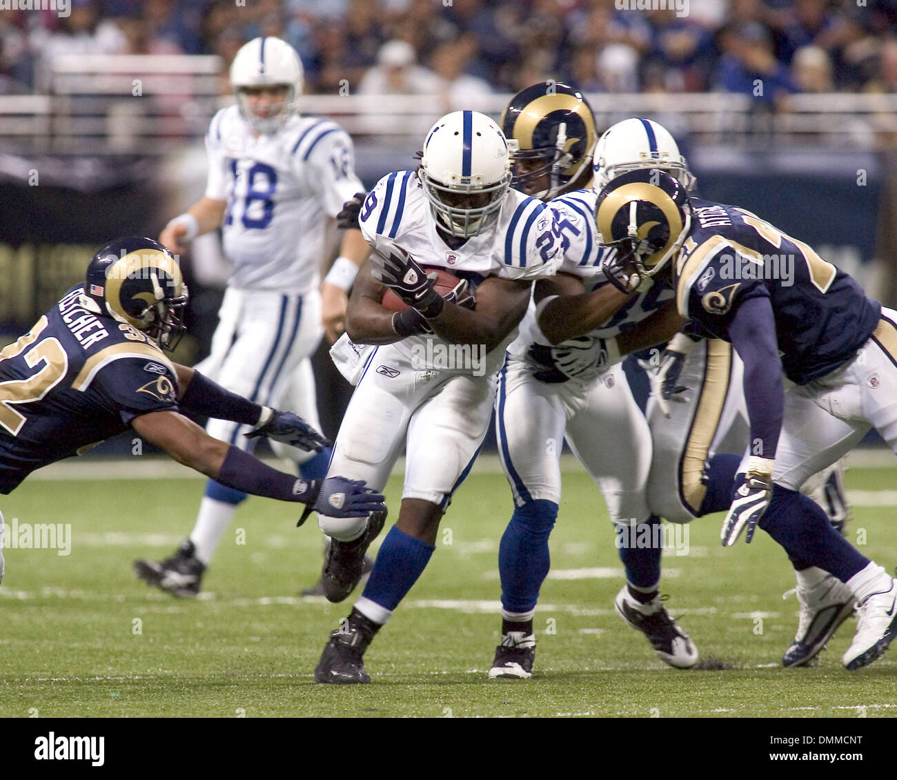 Oct 25, 2009 - St Louis, Missouri, USA - NFL Football - Colts running ...