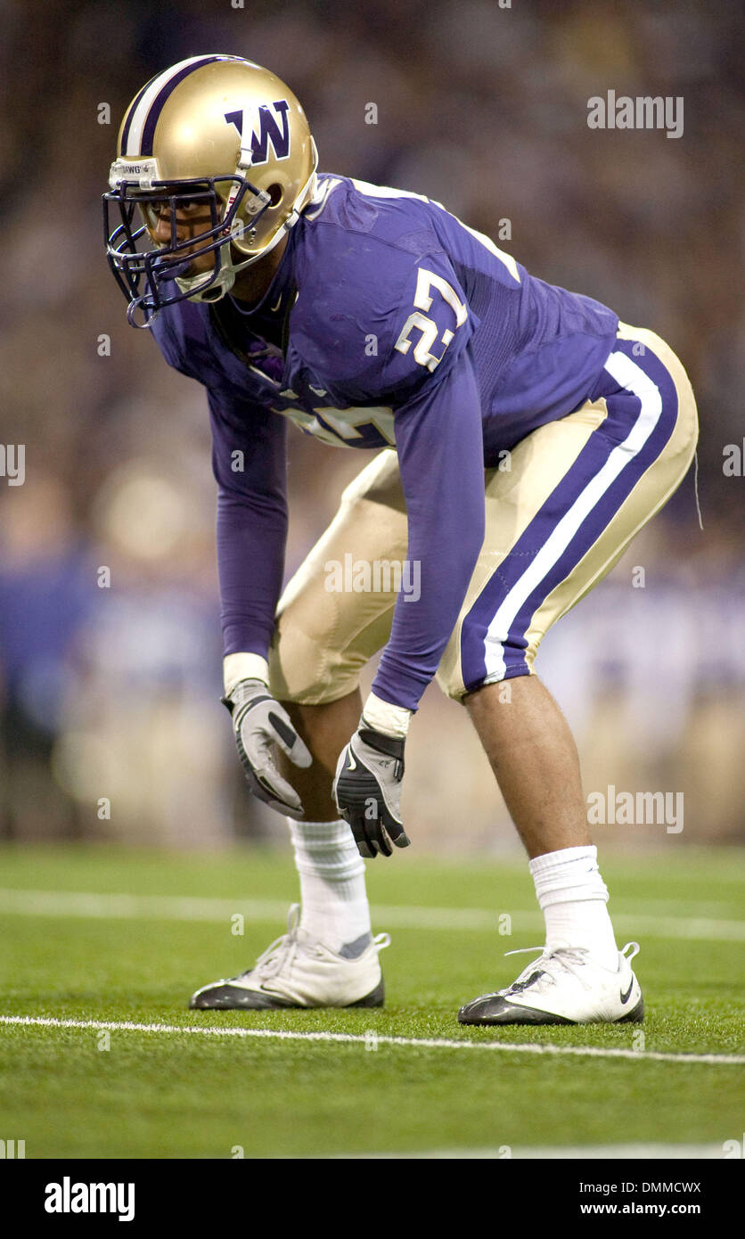 10 October 2009: Washington's Adam Long (27) during the first half of ...