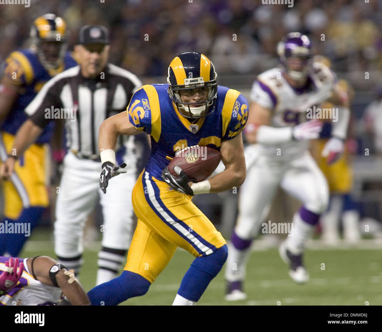 Oct 11, 2009 - St Louis, Missouri, USA - NFL Football - Rams receiver ...