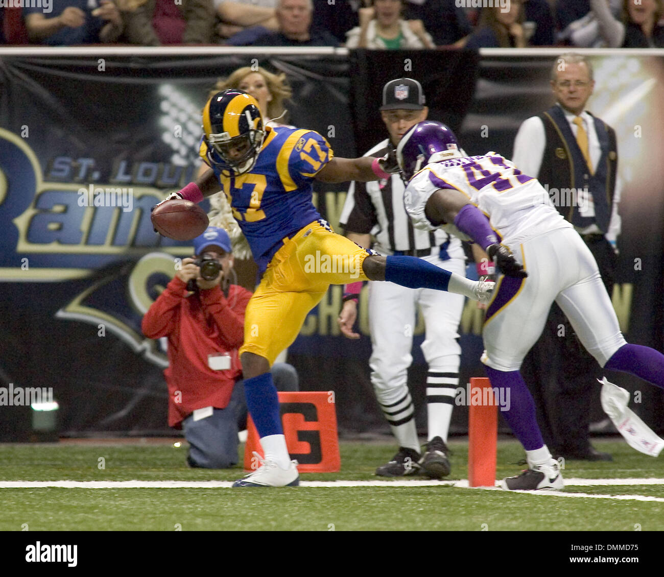 Oct 11, 2009 - St Louis, Missouri, USA - NFL Football - Rams receiver ...