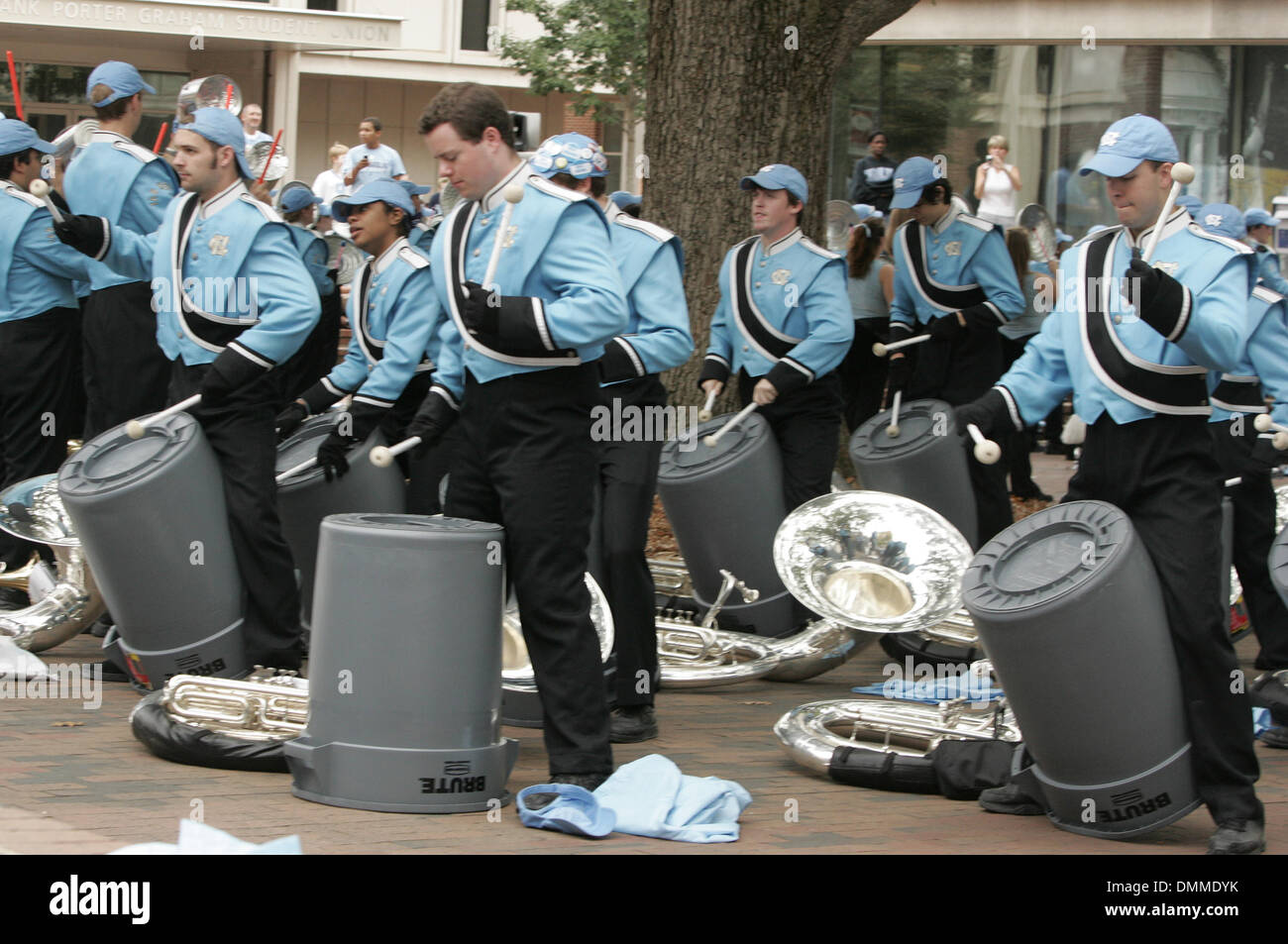 October 10, 2009: The University of North Carolina marching band ...